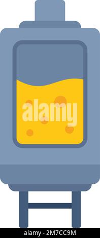 Cheese production pot icon flat vector. Milk food. Good product Stock ...