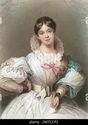 Portrait of Letitia Elizabeth Landon, English poet and novelist, better ...