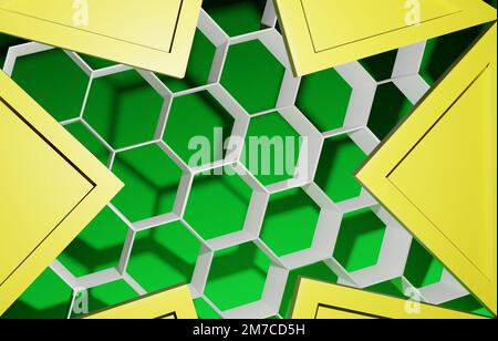 Various forms of 3d rendering designs that can be used for poster ...