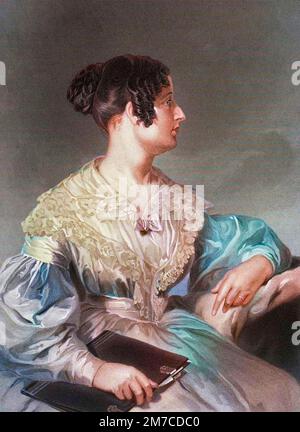Felicia Dorothea Hemans (1793-1835), English poet Stock Photo - Alamy