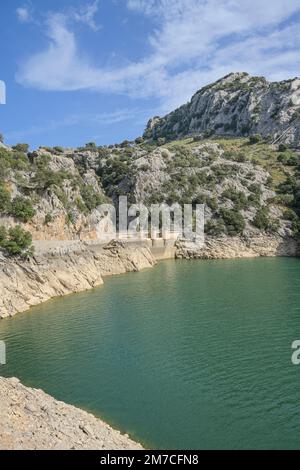 Stausee, Embalse de Gorg Blau, Serra de Tramuntana, Mallorca, Spanien ...