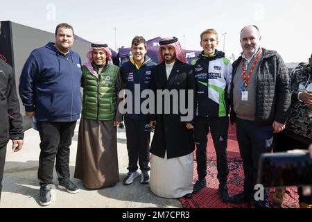 ABRAHAM Scott, South Racing, BEN SULAYEM Mohammed, President of the FIA ...