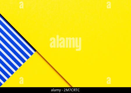 Abstract geometric bright colored papers texture background. Yellow ...