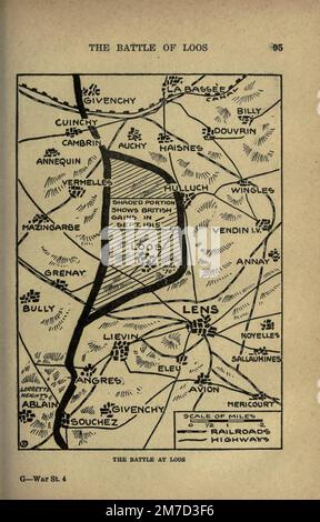 Battle at Loos from the book The story of the great war; the complete ...