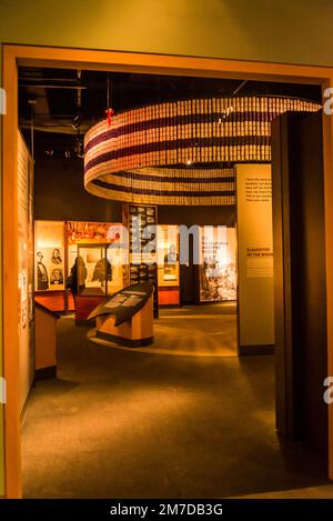 Exhibits that deal with the colonisation and various treaties signed ...