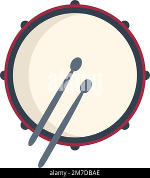 Drum kit top view. Vector illustration Stock Vector Image & Art - Alamy