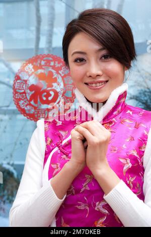 Family life with traditional Chinese style Stock Photo - Alamy
