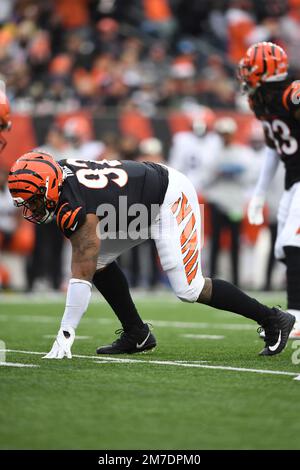 Cincinnati Bengals defensive tackle BJ Hill (92) celebrates a tackle ...