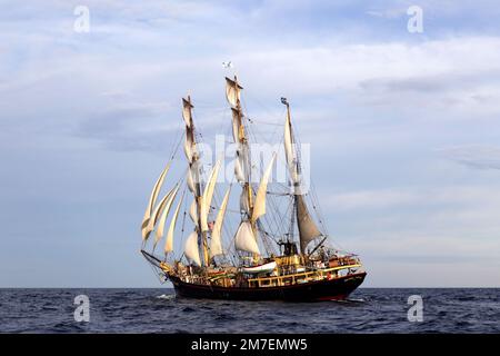 Barque Picton Castle, Sail Boston race start, 2017 Stock Photo - Alamy