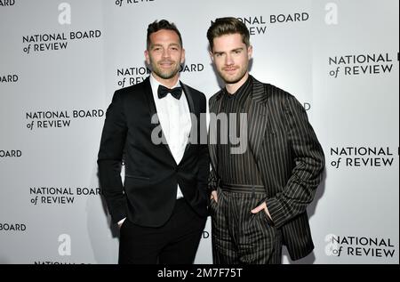 Davy Parmentier, left, and Lukas Dhont attend the National Board of ...