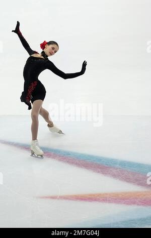 United States' Isabeau Levito competes during the Women's Free Skating ...