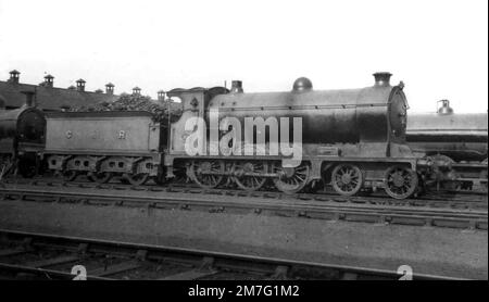 Caledonian Railway Class 908 4-6-0 steam locomotive No.908 at Perth ...