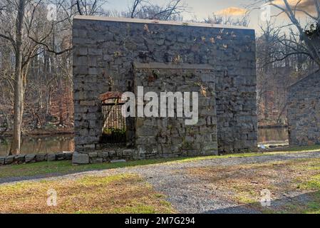 Eleutherian Mills .Hagley Museum, Wilmington, Delaware, USA Stock Photo ...