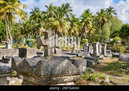 old cemetery on L'Union Estate, La Digue, Seychelles Stock Photo - Alamy