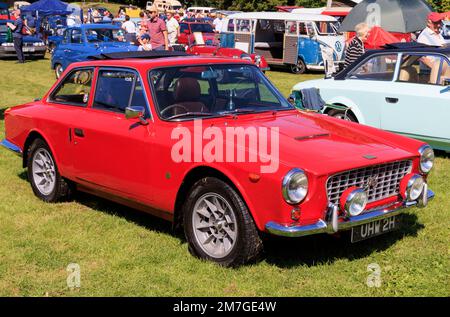 Classic car show in the Gnoll Country Park, Neath Port Talbot, Wales ...