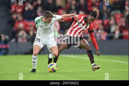 Bilbao, Spain. 09th Jan, 2023. Spanish La Liga soccer match Athletic ...