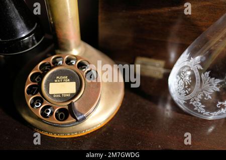 Base of an early 1900s Western Electric Brass Bullnose Candlestick ...