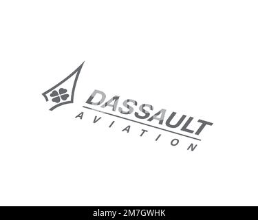 Dassault Aviation, Logo, White background Stock Photo - Alamy