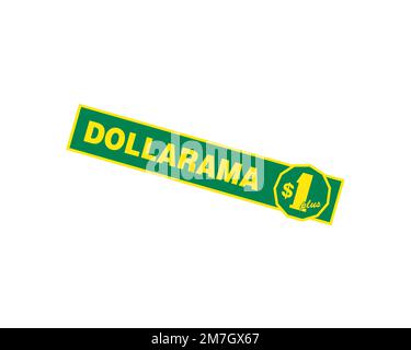 Dollarama, Logo, White background Stock Photo - Alamy