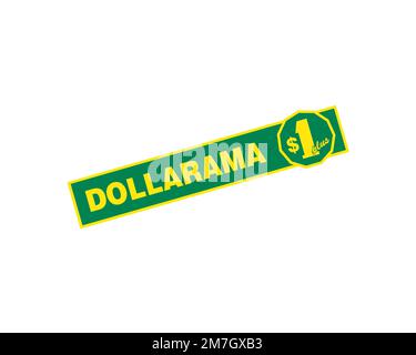 Dollarama, Logo, White background Stock Photo - Alamy