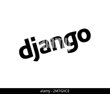 Django web framework, rotated logo, white background B Stock Photo - Alamy