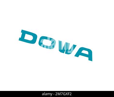 Dowa Holdings, rotated logo, white background Stock Photo - Alamy