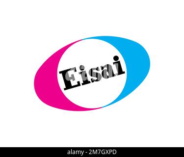 Eisai company, rotated logo, white background B Stock Photo - Alamy