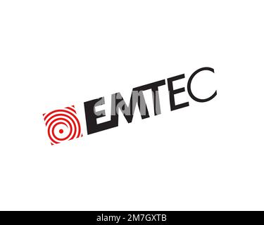 EMTEC, Logo, White background Stock Photo - Alamy