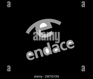 Endace, Logo, Black background Stock Photo - Alamy