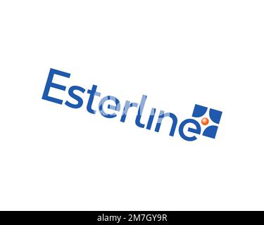 Esterline, Logo, White background Stock Photo - Alamy