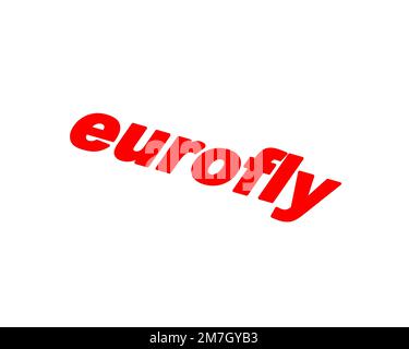 Eurofly, Logo, White background Stock Photo - Alamy