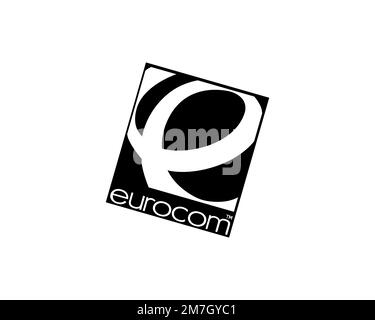 Eurocom, Logo, White background Stock Photo - Alamy
