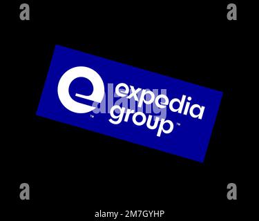 Expedia Group, Logo, Black background Stock Photo - Alamy