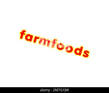 Farmfoods, Logo, White background Stock Photo - Alamy