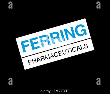 Ferring Pharmaceuticals, Logo, Black background Stock Photo - Alamy