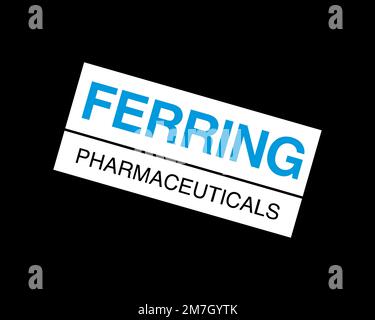 Ferring Pharmaceuticals, Logo, Black background Stock Photo - Alamy