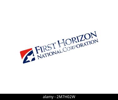 First Horizon National Corporation, Rotated Logo, White Background B ...