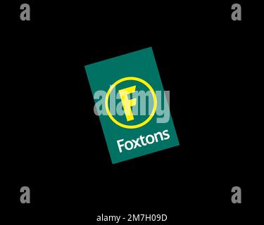 Foxtons, Logo, Black background Stock Photo - Alamy