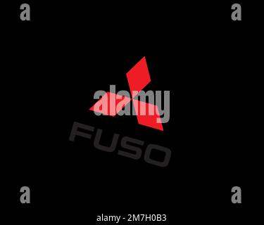 Fuso company, Logo, Black background Stock Photo - Alamy