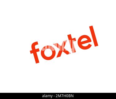 Foxtel, Logo, White background Stock Photo - Alamy
