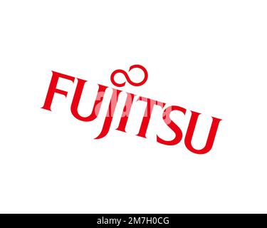 Fujitsu, Logo, White background Stock Photo - Alamy