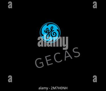 GE Capital Aviation Services, rotated logo, white background Stock ...