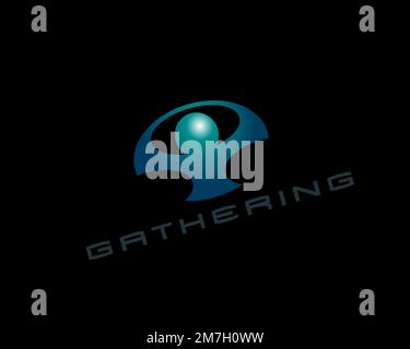 Gathering of Developers, Logo, Black background Stock Photo - Alamy