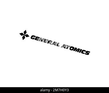 General Atomics, Logo, White background Stock Photo - Alamy