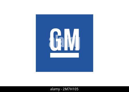 General Motors, White Background, Logo, Brand Name Stock Photo - Alamy