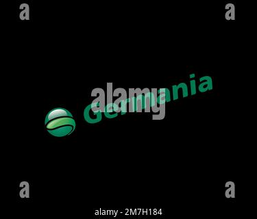 Germania airline, Logo, Black background Stock Photo - Alamy