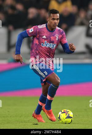 Turin, Italy, 7th January 2023. Alex Sandro of Juventus during the ...