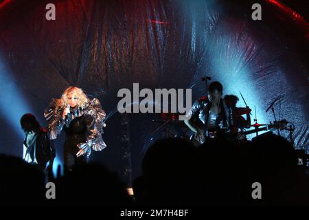 Goldfrapp in concert at the Hammerstein Ballroom in New York Stock ...