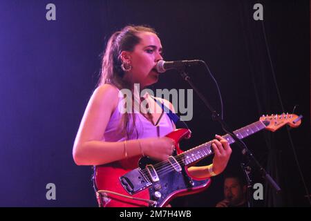Hinds in concert at Warsaw in Brooklyn Stock Photo - Alamy