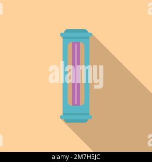 Insect UV lamp icon flat vector. Medical care. Air device Stock Vector ...
